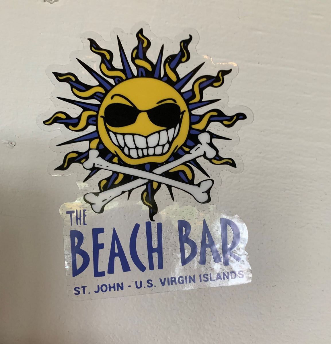 Beach Bar Die-cut Logo Sticker – The Beach Bar St. John